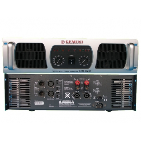 GEM.4000P Power amplifier 2x1900W
