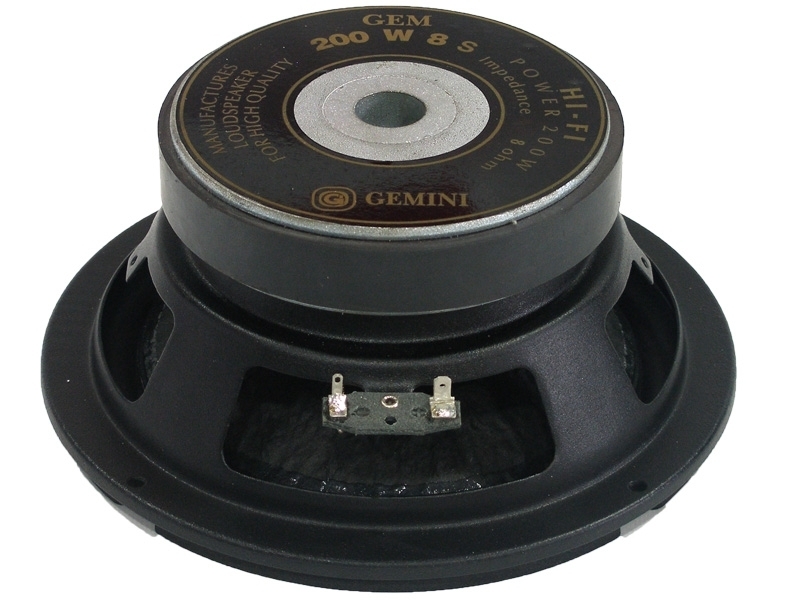 GEM.200W 8'' SUB γουφερ 8" 200W RMS Αντίσταση 8 Ωμ