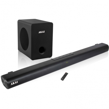 Akai ASB-7WSW Soundbar and Subwoofer with Bluetooth, USB, Aux-In ...